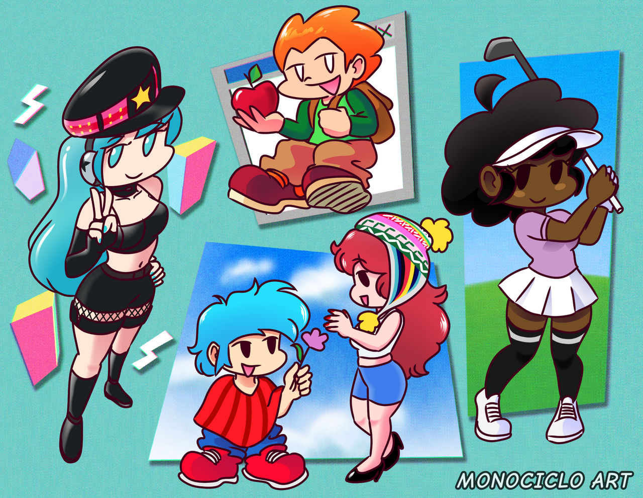 Fanart Fnf By M0n0cicl0 Art On Deviantart