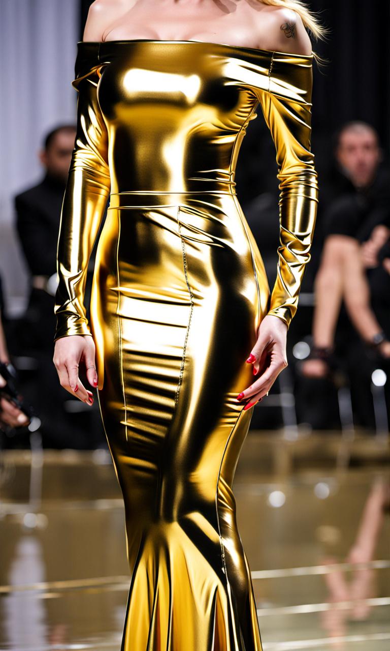 Gold Latex Galadress By Eric170206 On Deviantart