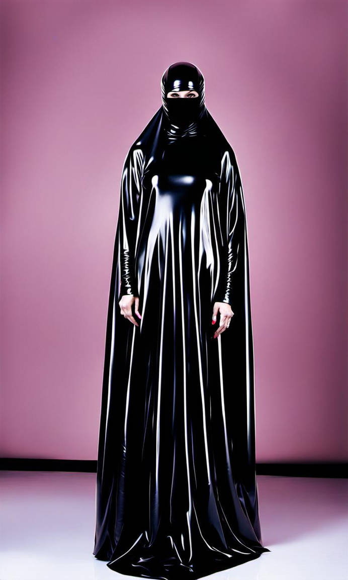 Latex Burqa By Eric170206 On Deviantart