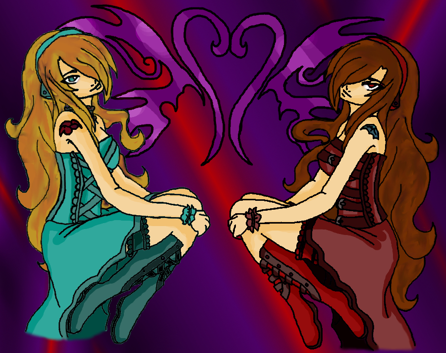 Good Vs Evil Cg Ed By Earth Vixen On Deviantart