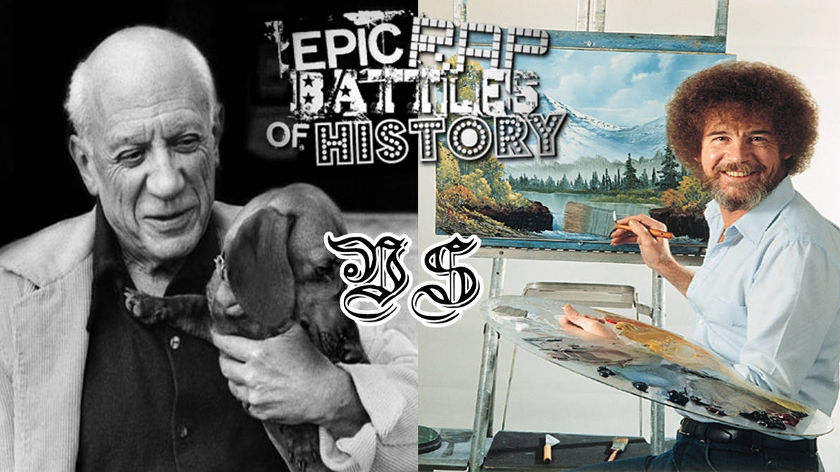Bob Ross Vs Pablo Picasso Erb 37 By Brunomu On Deviantart