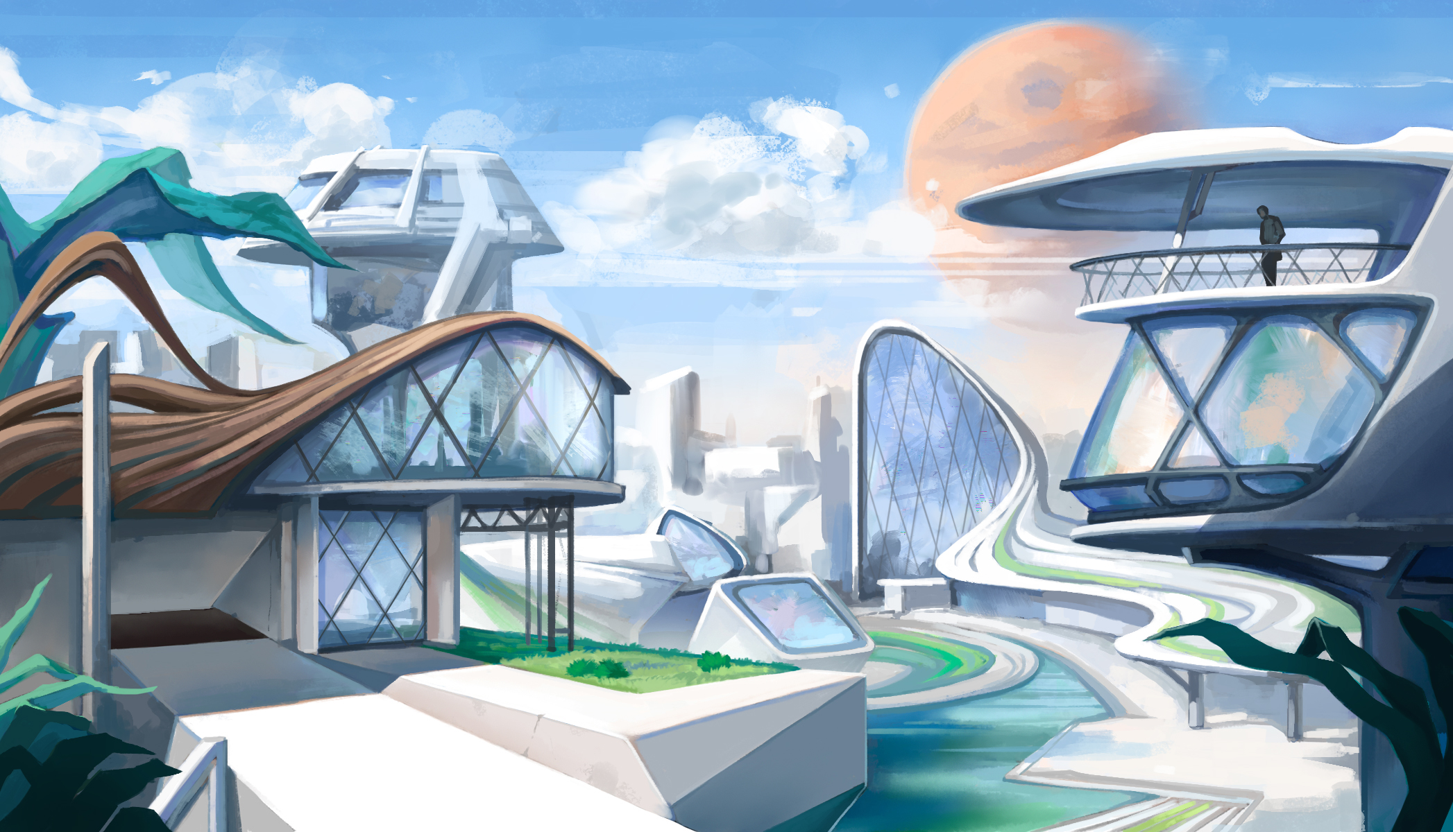 Sci-fi utopia by Dannaannet on DeviantArt Sci-fi utopia by Dannaannet on DeviantArt