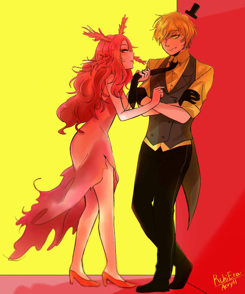 Fem Axolotl X Bill Cipher By Rosedraconite On Deviantart