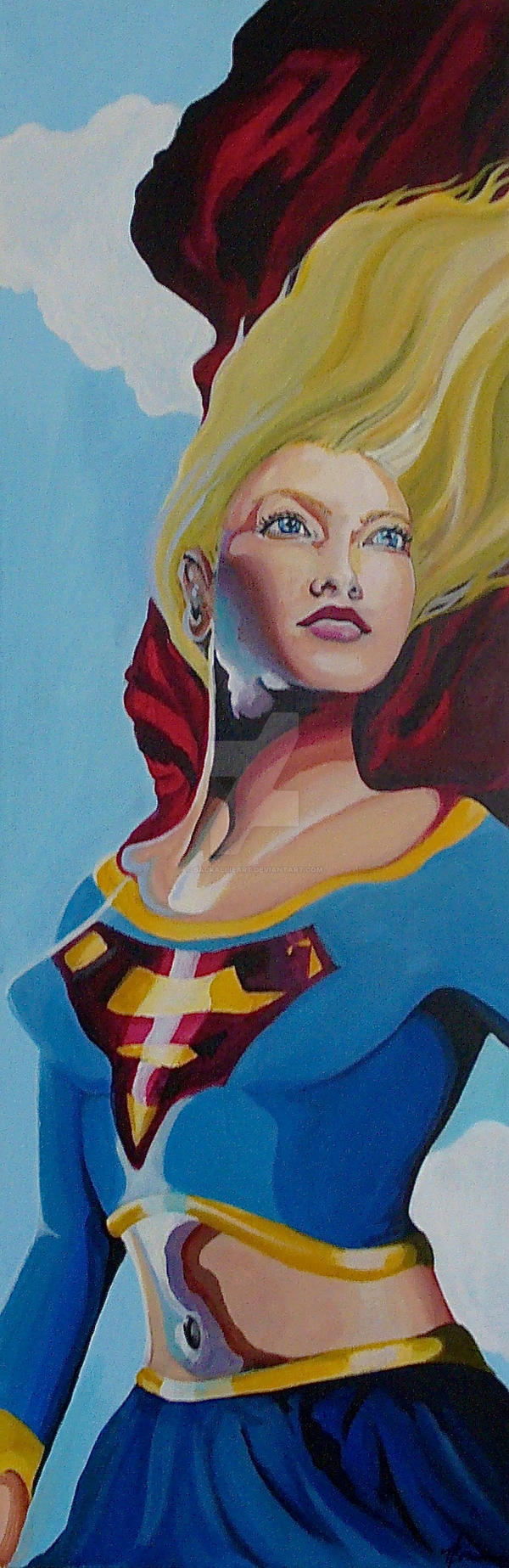 Kara Zor El By Backallieart On Deviantart