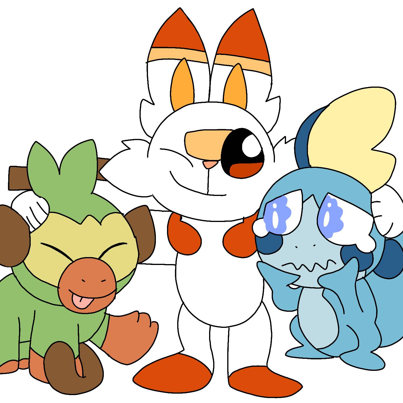 Pokemon! Gen 8 starters by AnnaDonobird on DeviantArt Pokemon! Gen 8 starters by AnnaDonobird on DeviantArt