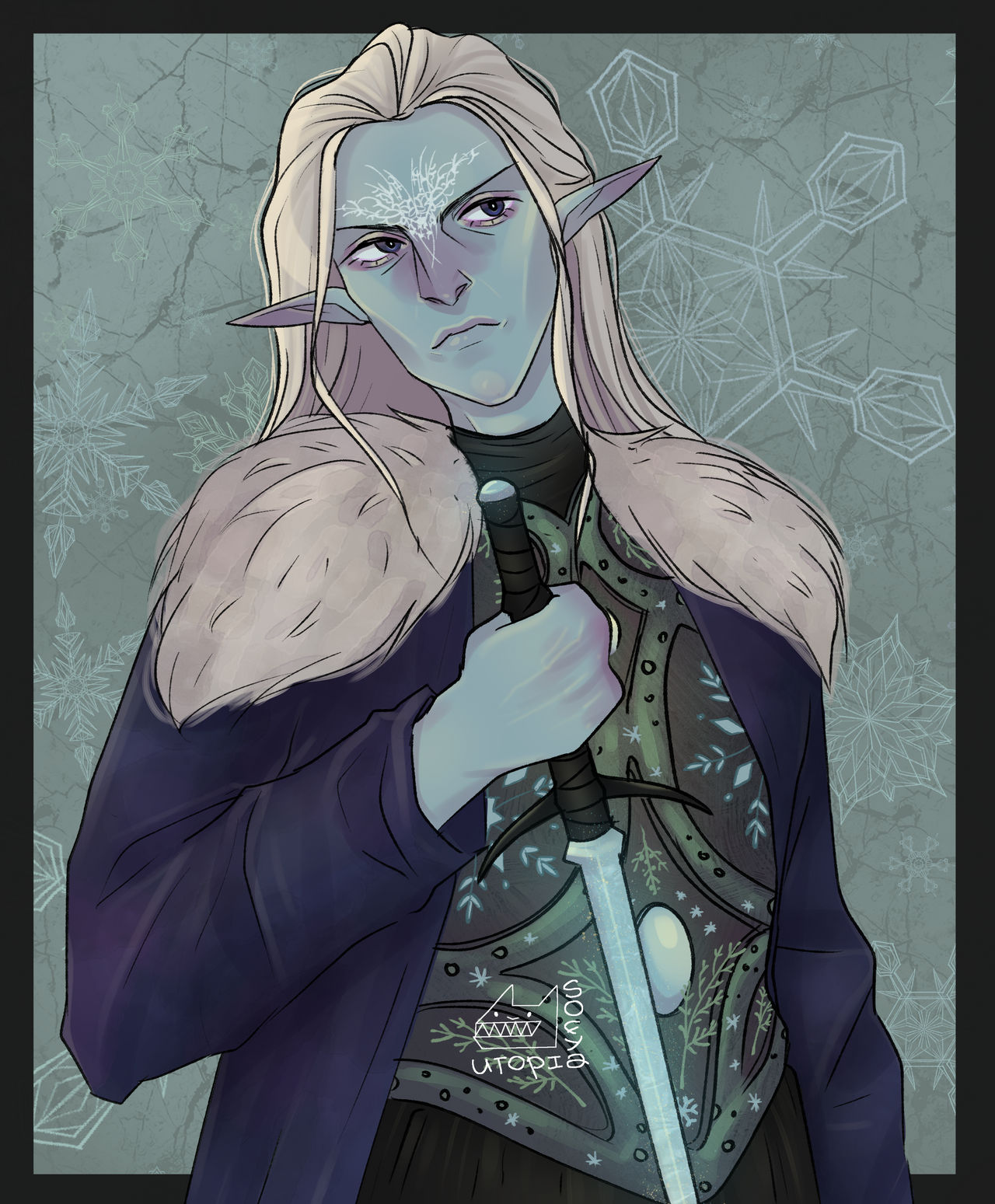Winter Eladrin By Sofyautopia On Deviantart