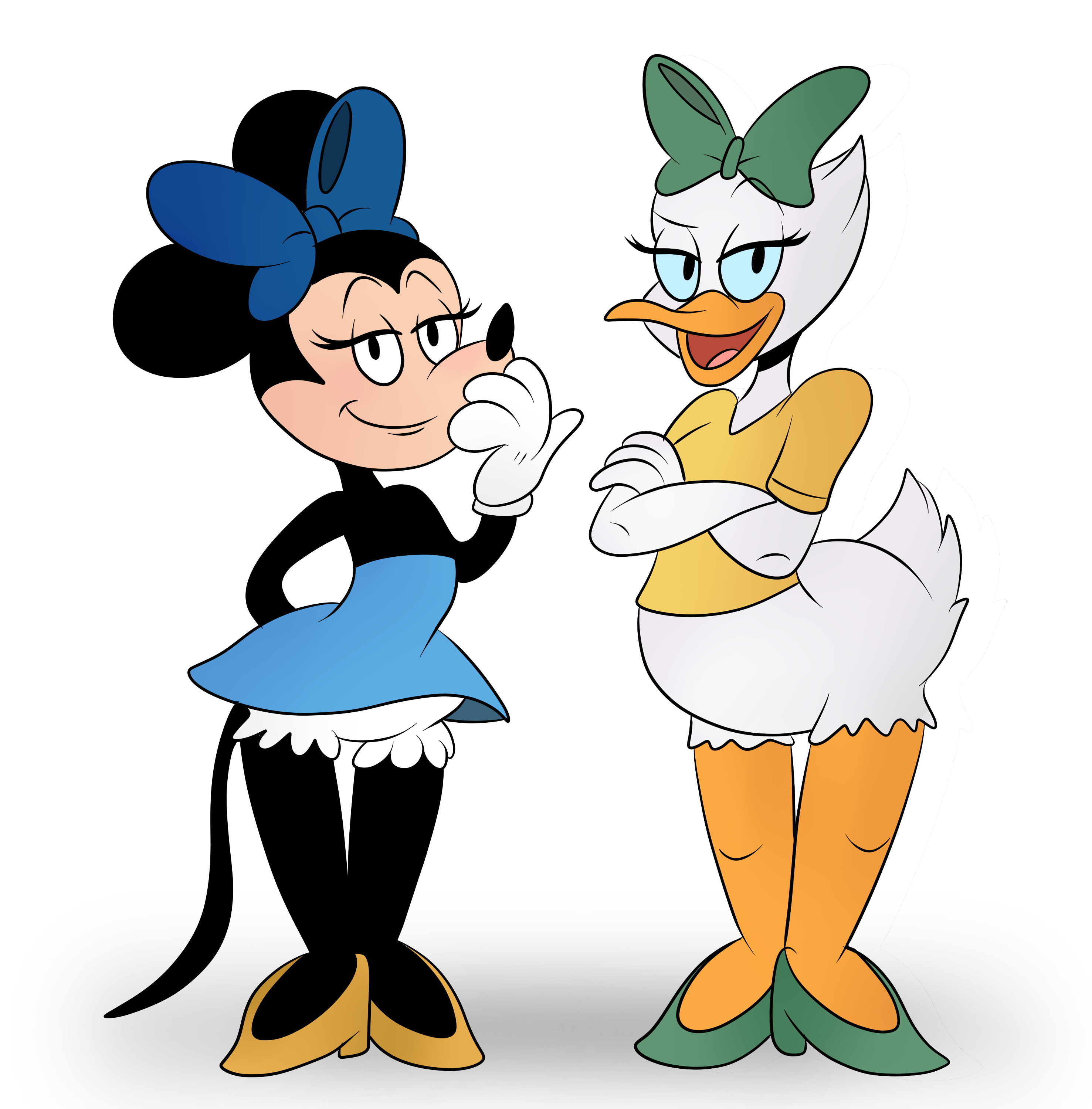 Minnie And Daisy By Sb99stuff On Deviantart