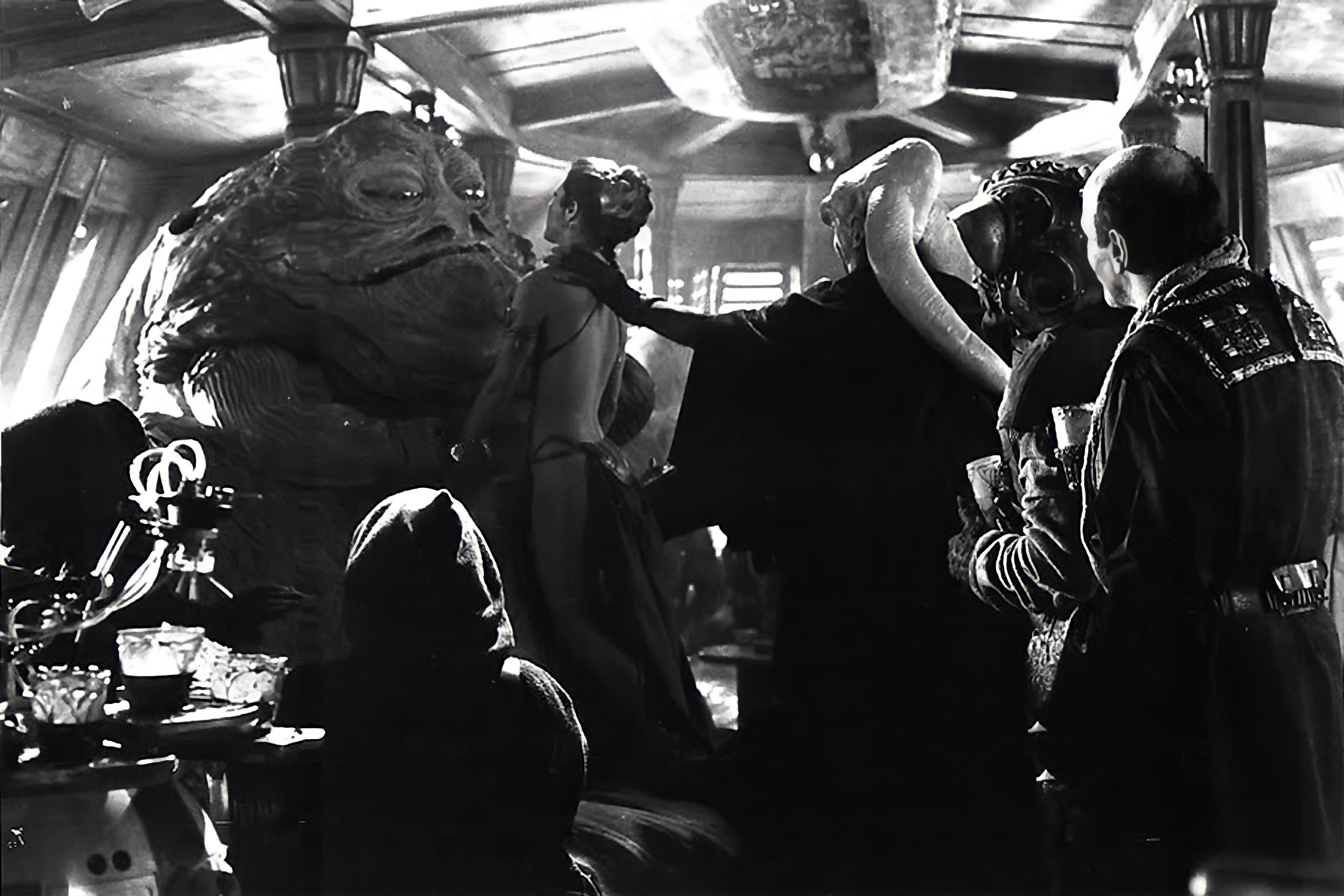 Slave Leia In Jabbas Embrace By Masterjabba On Deviantart