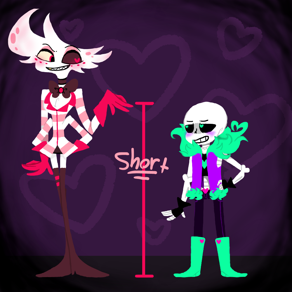 Angel Dust And Underlust Sans By Silverblueberry21 On Deviantart