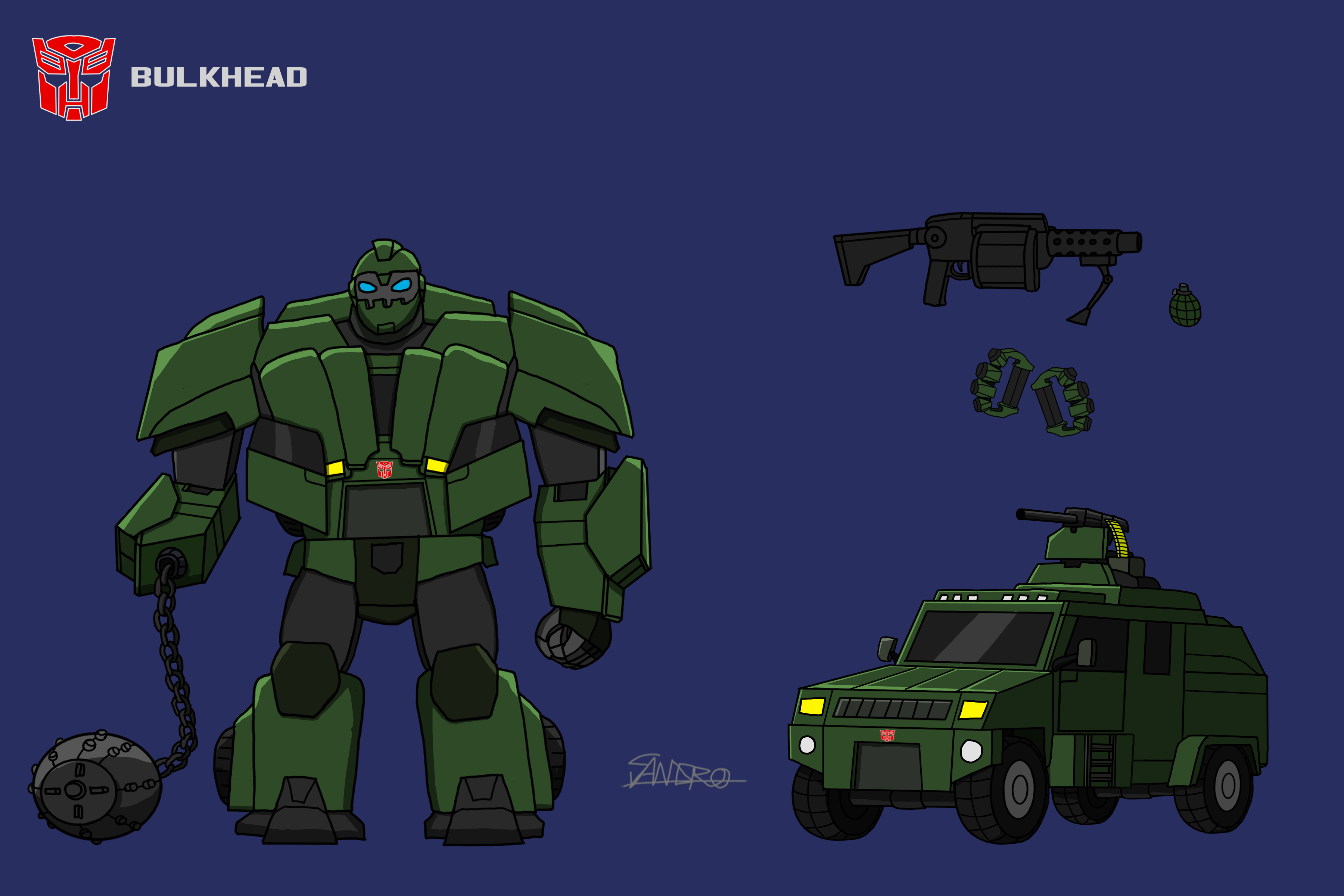 Bulkhead - Transformers Regenerations by SandrotheImp on DeviantArt Bulkhead - Transformers Regenerations by SandrotheImp on DeviantArt