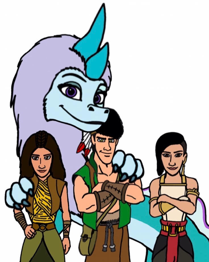 Raya, Namaari, Sisu the Water Dragon, and J-Man by JManTheAngel2 on ... Raya, Namaari, Sisu the Water Dragon, and J-Man by JManTheAngel2 on ...
