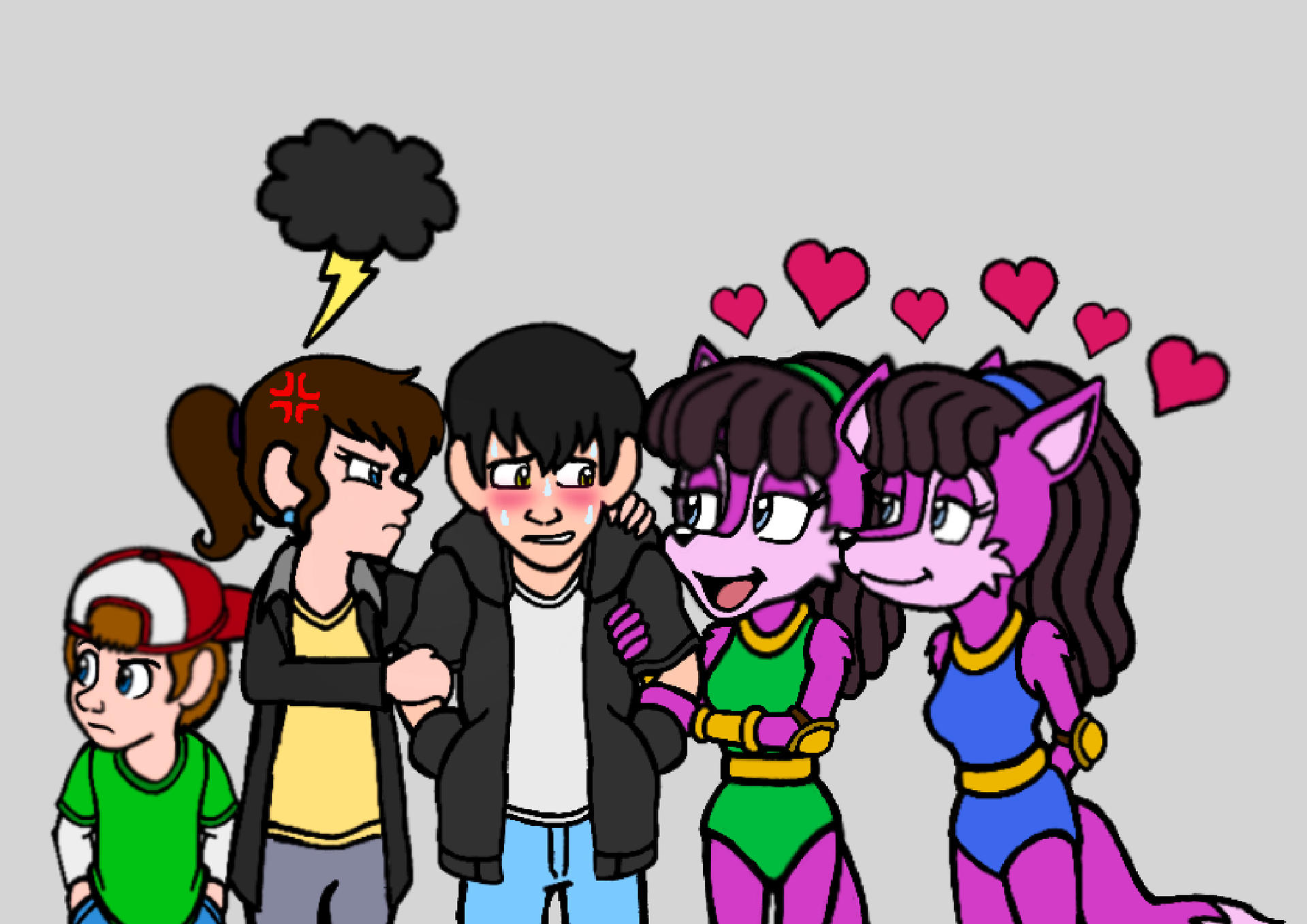 Lily Is Jealous Of Leeta Wolf And Lyco Wolf 2023 By Jmantheangel2 On