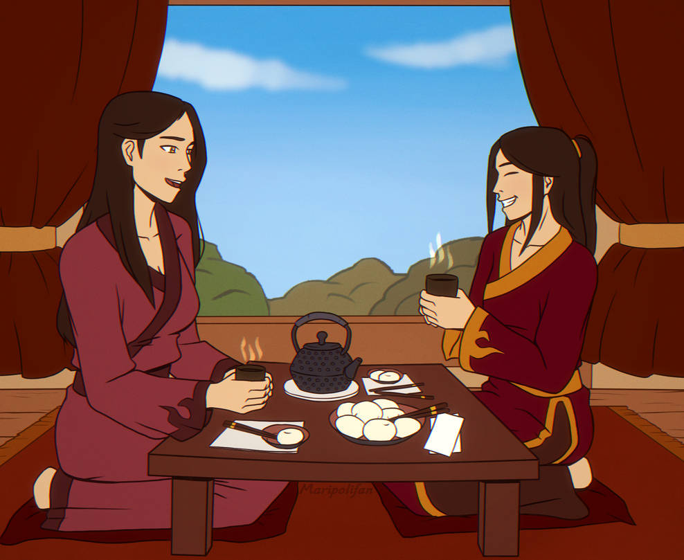 Ursa And Azulas Time Off By Maripolifan On Deviantart