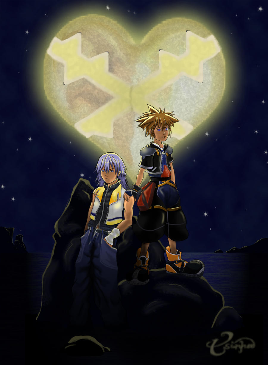 KH2: Sora and Riku by tsinhee on DeviantArt