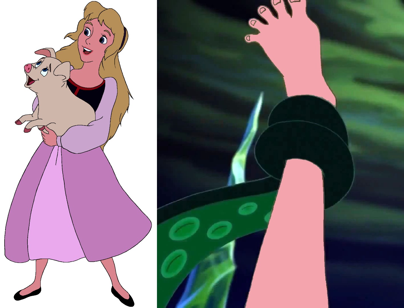 Eilonwy Foot Grab By Griffinknightavenger On Deviantart