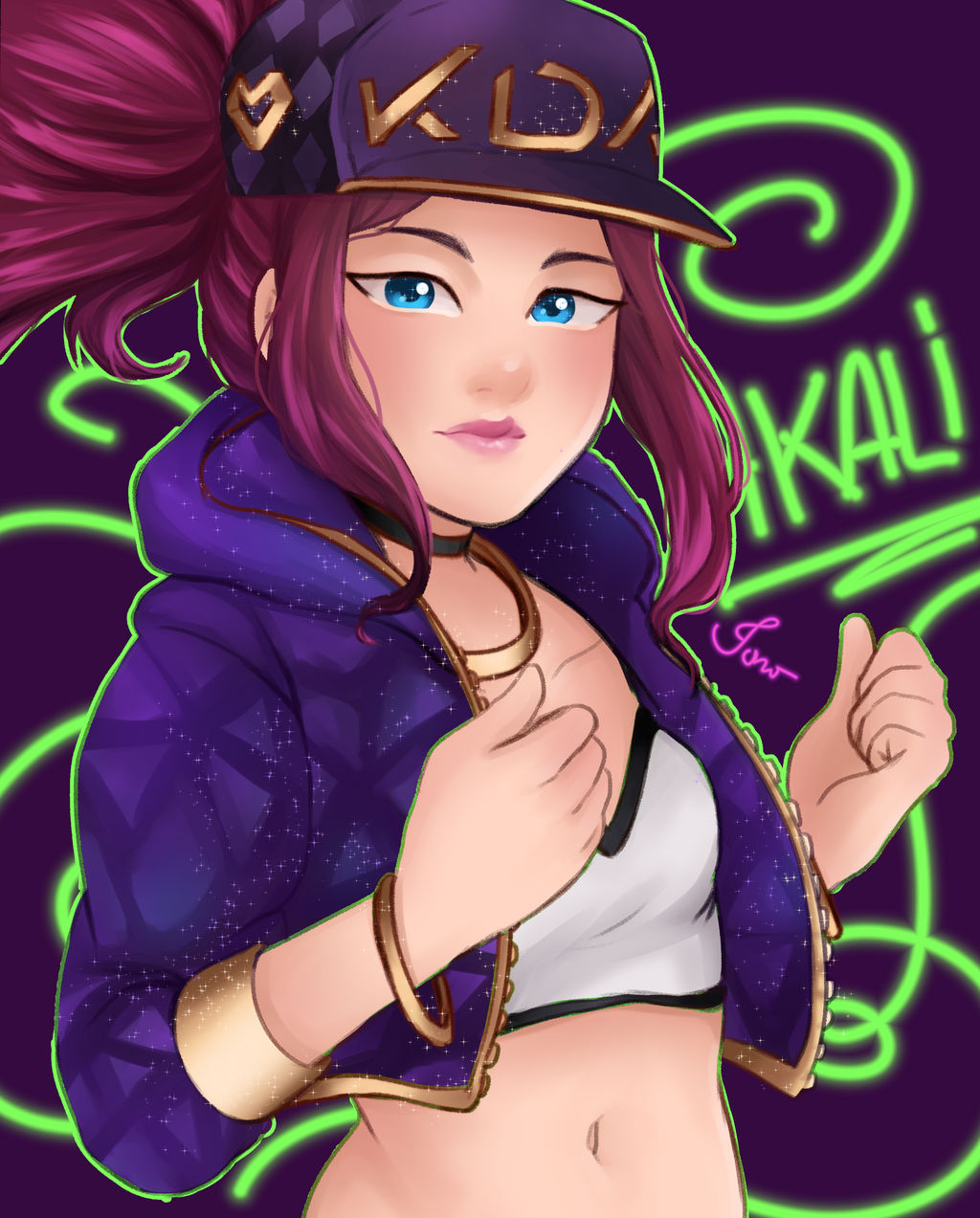 Kda Akali By Iarabugada On Deviantart