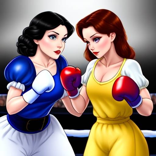 Princesses Fight 6 By Adultaiart On Deviantart