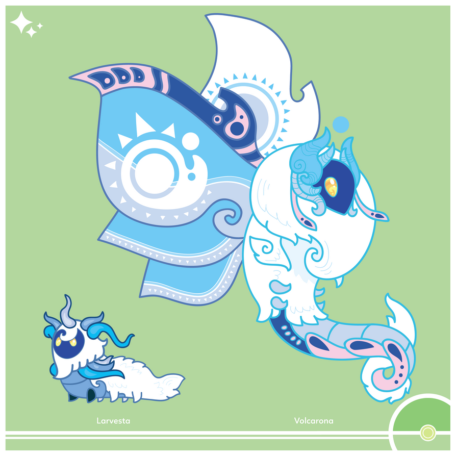 Shiny Request Larvesta Line By Cosmopoliturtle On Deviantart