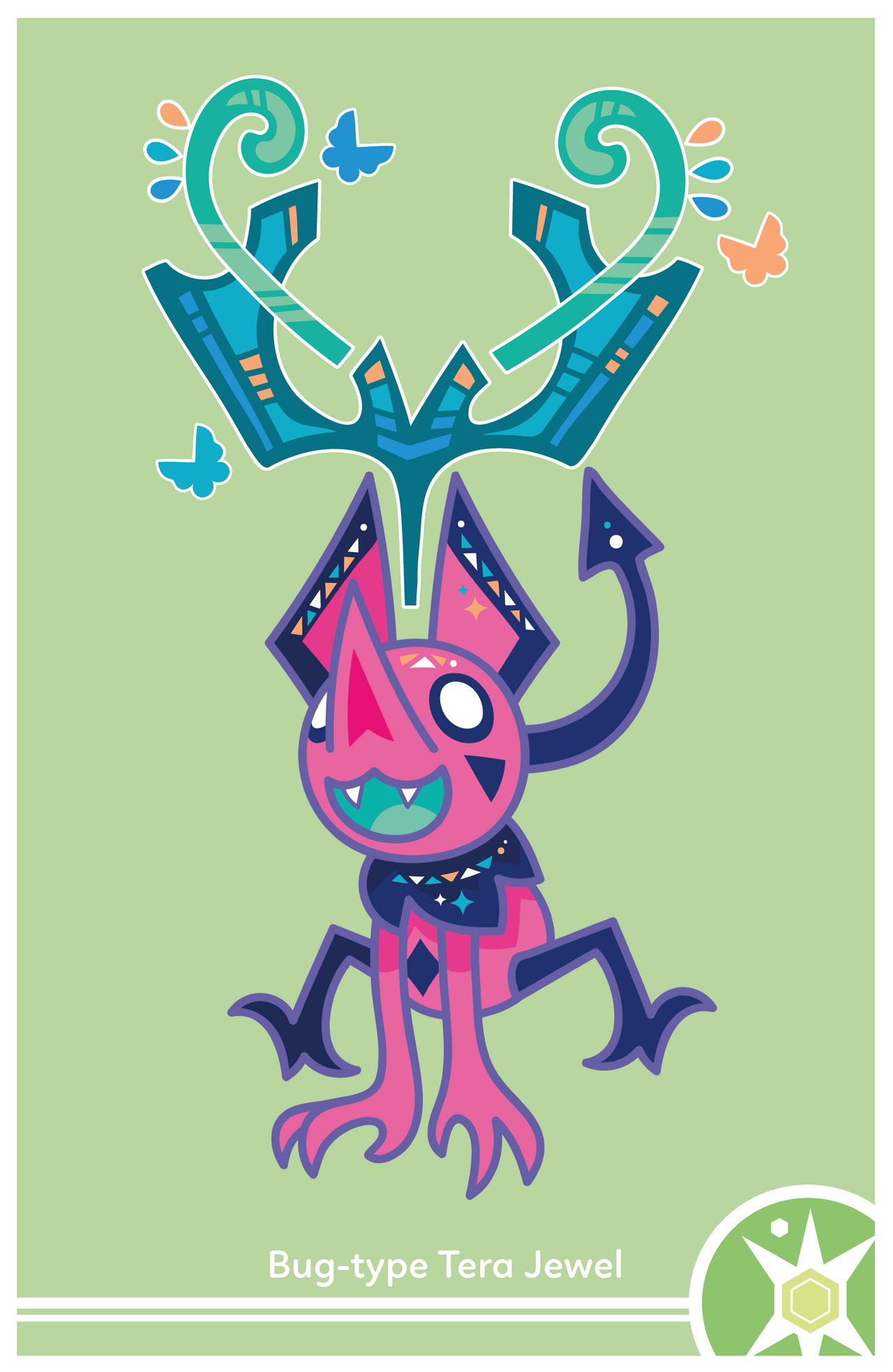 Tera Jewel - Bug Type by Cosmopoliturtle on DeviantArt Tera Jewel - Bug Type by Cosmopoliturtle on DeviantArt