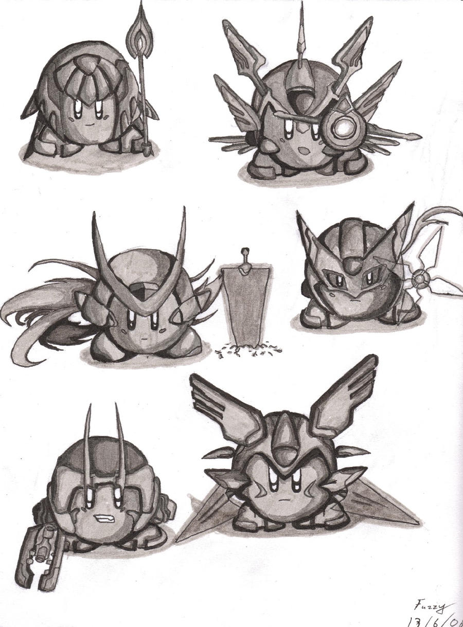 Megaman Kirby Zero by fuzzalot on DeviantArt