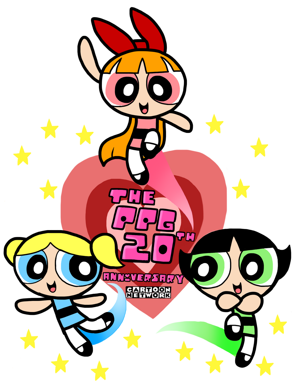 Powerpuff Girls 20th Anniversary Advertizing Icon By Kareena08 On