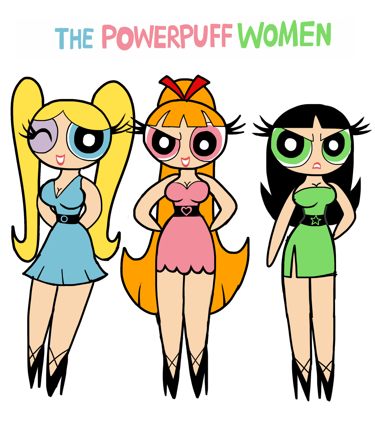 The Powerpuff Women Ppg As Adults By Kareena08 On Deviantart