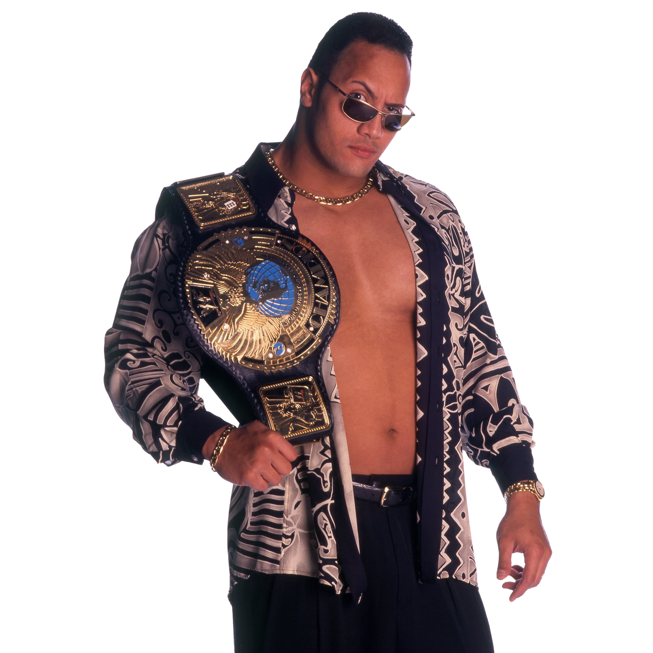 The Rock Wwf Champion By Wwematchcard On Deviantart