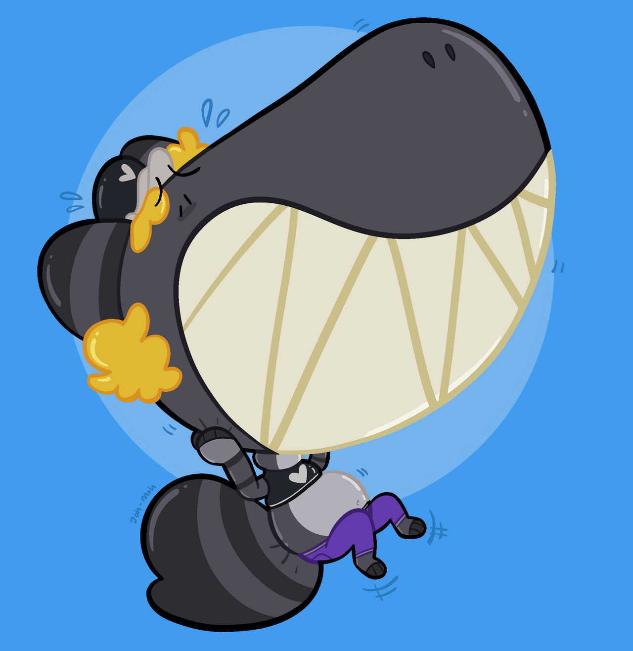 Up We Go Head Inflation By Joh Moh On Deviantart