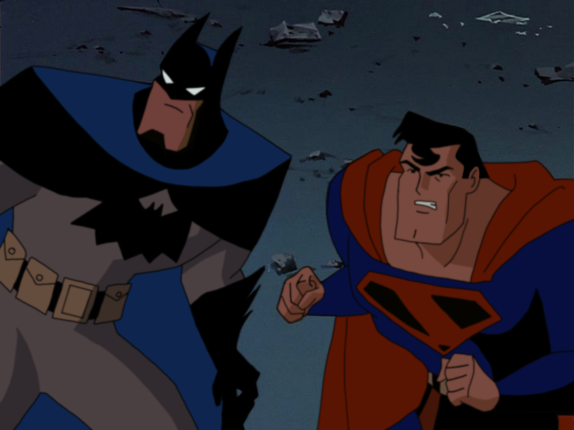 Superman And Batman Redesign Dcau By 5j6mmm On Deviantart