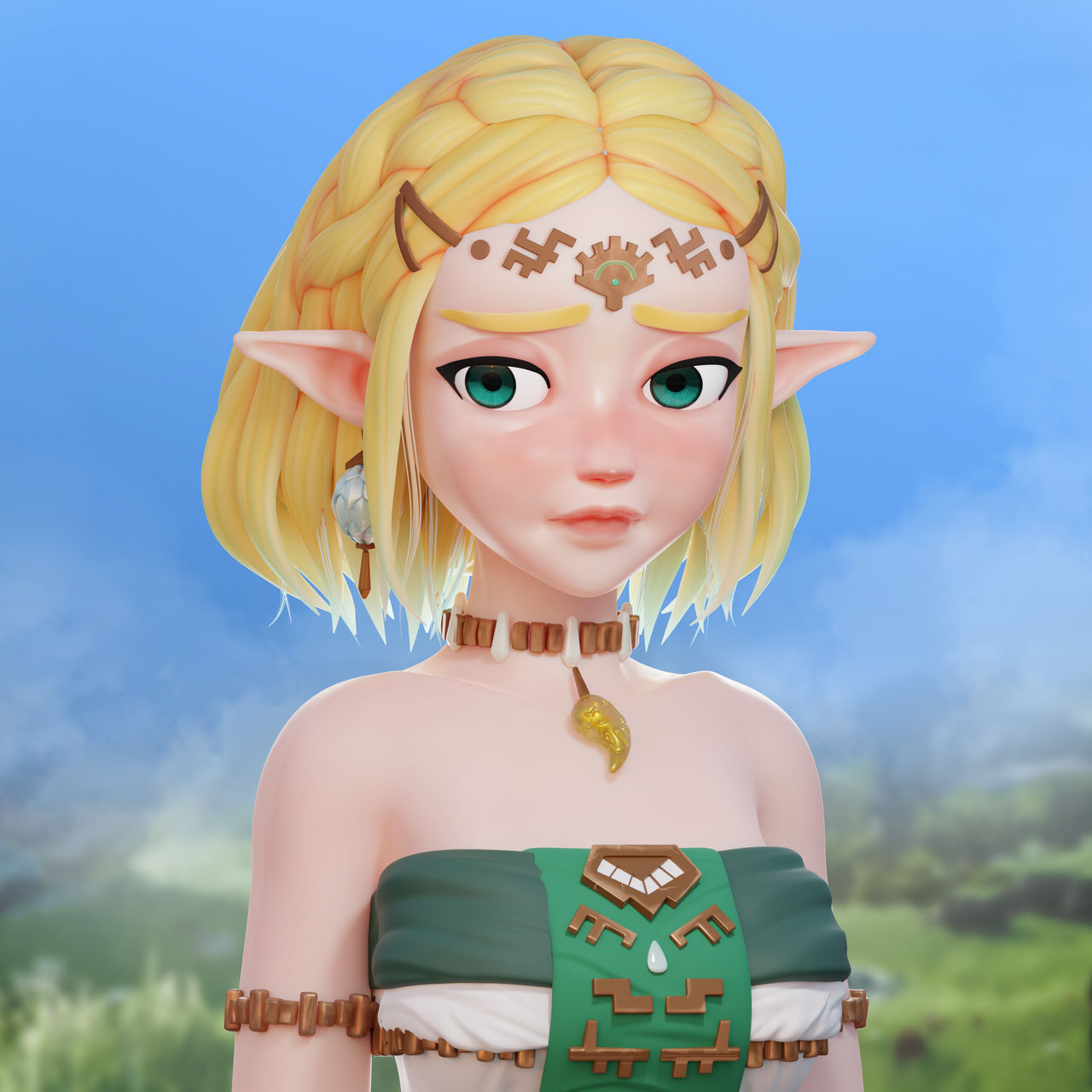 Princess Zelda From Tears Of The Kingdom By Kleydesigns On Deviantart