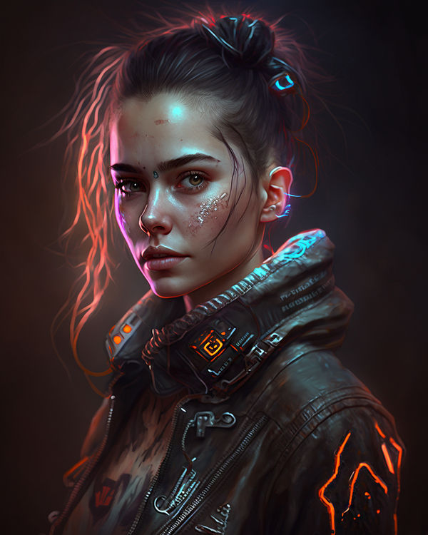 Cute Punk Rock Girl Ii By Generatedcreations On Deviantart