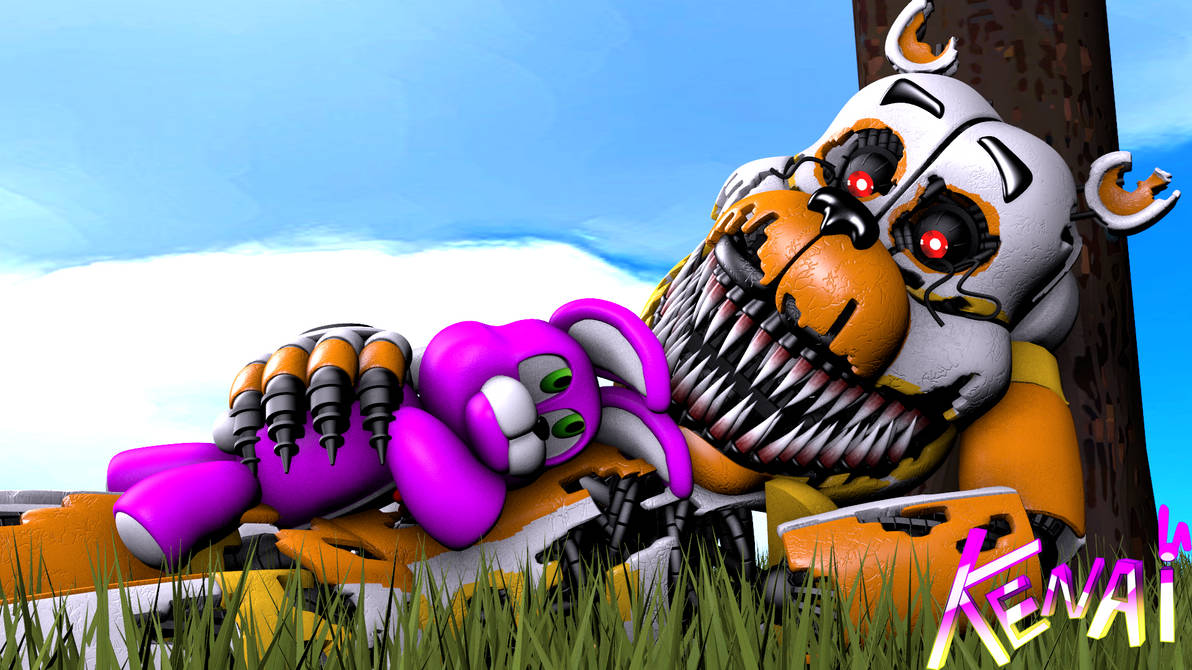 Sfm Fnaf Oc Huging My Cute Lion Brother By Kenai227 On Deviantart