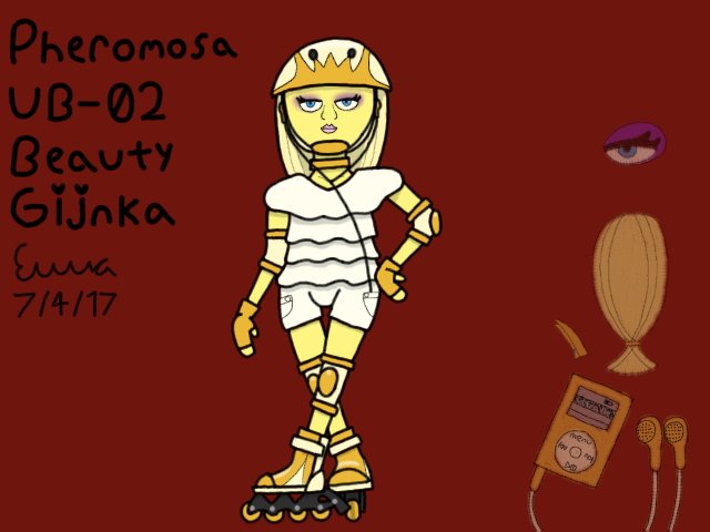 Pheromosa Gijnka By Emmadrawslines On Deviantart