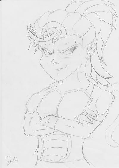 Female Saiyan Oc By Missjulia1 On Deviantart
