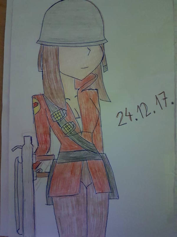 Tf2 Female Soldier By Agdapl On Deviantart