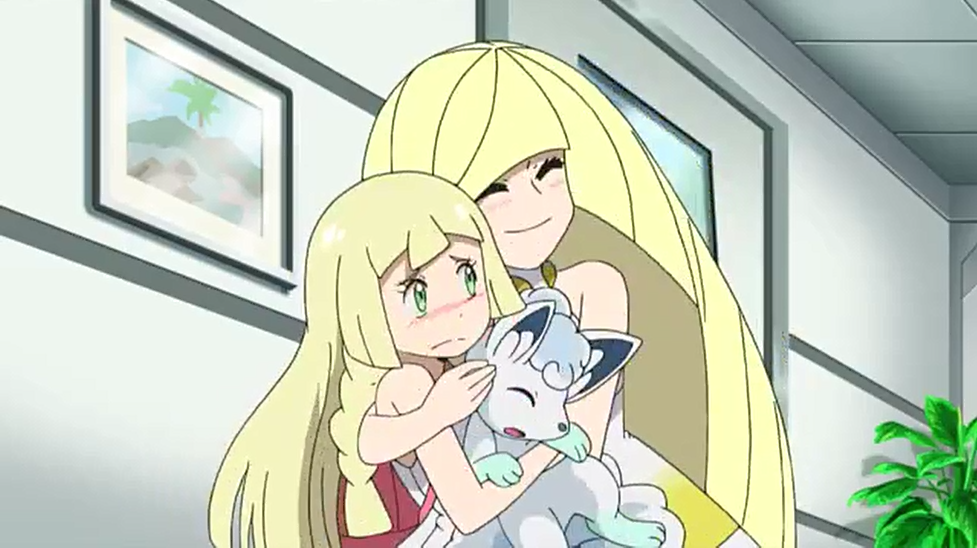 Lusamine Hugs Lillie Again By Willdinomaster55 On Deviantart