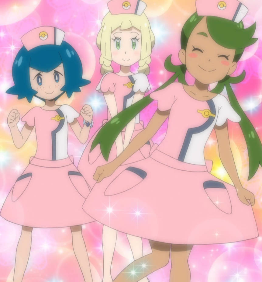 Nurse Lillie Lana And Mallow By Willdinomaster55 On Deviantart