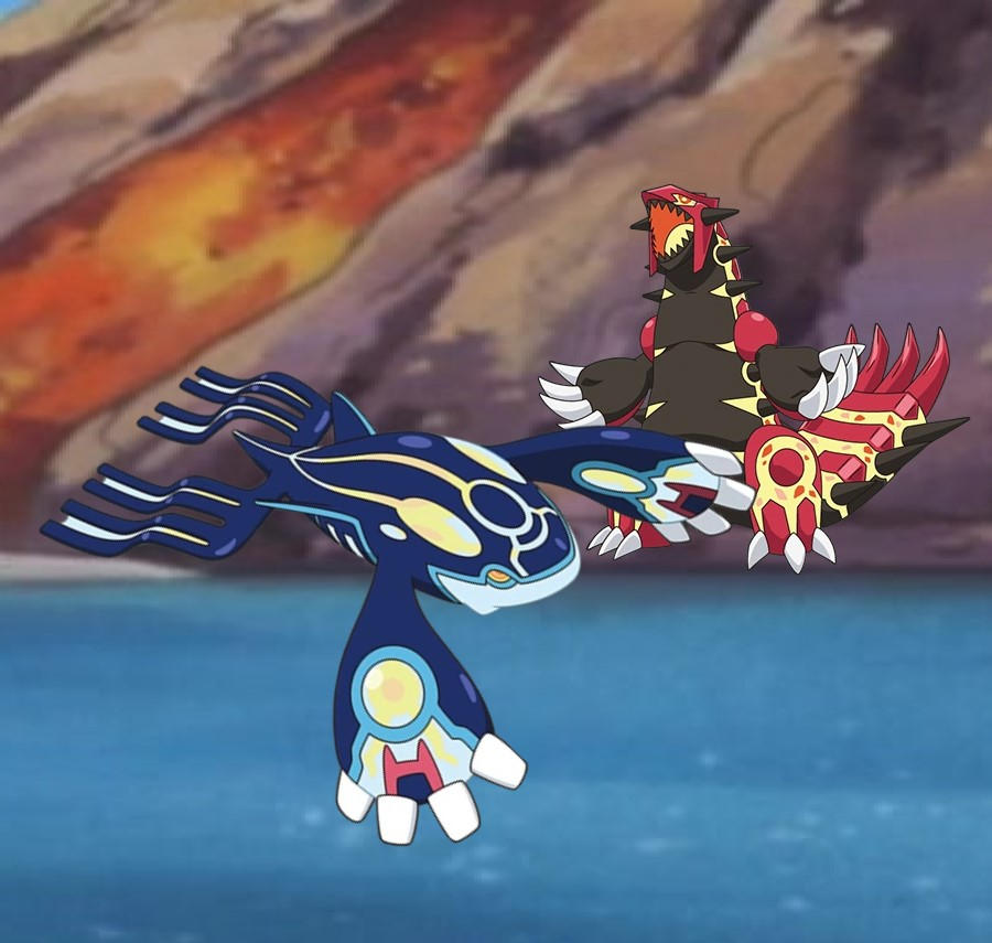 Pokemon Quest Primal Groudon Vs Primal Kyogre By Willdinomaster55 On