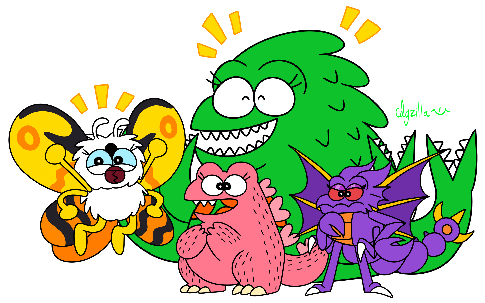 Kaiju Girls By Cdgzilla9000 On Deviantart