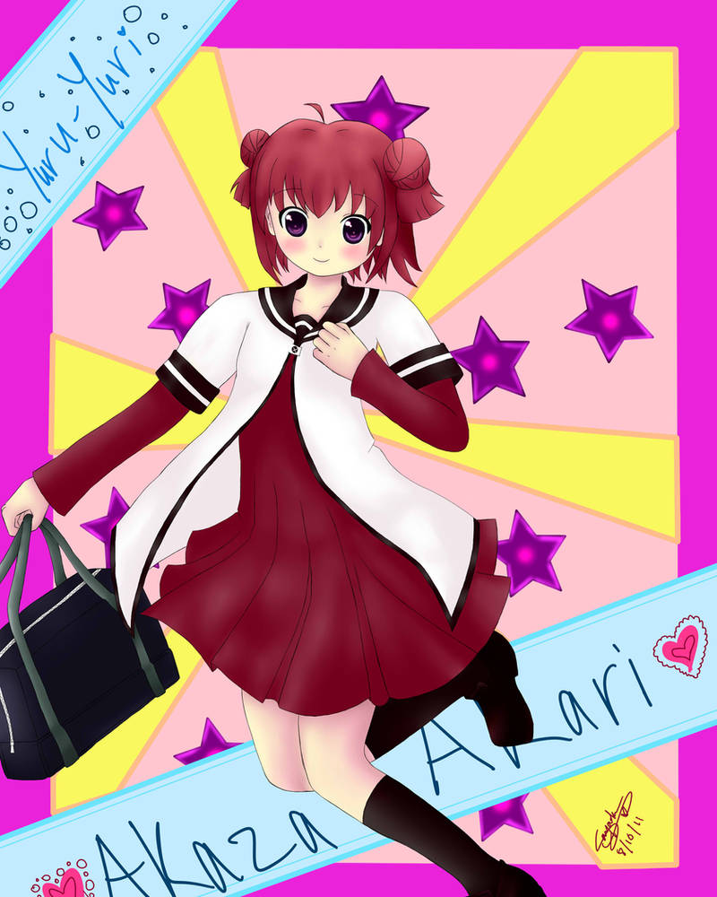 Akaza Akari Fanart By Irishtuffey101 On Deviantart