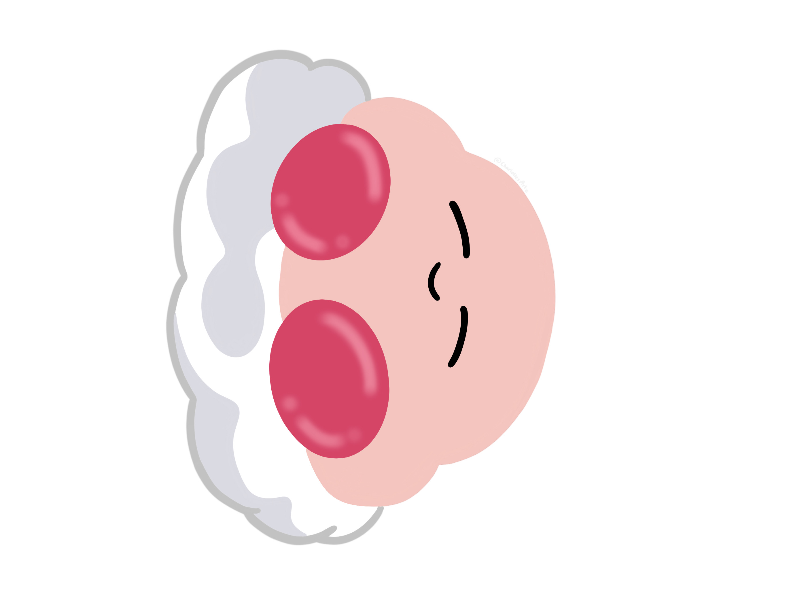 Kirby On A Cloud By Charlottesartz On Deviantart