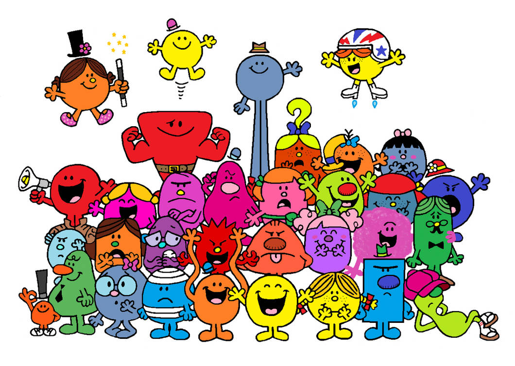 The Mr Men Show Characters By Theawesomeworld On Deviantart