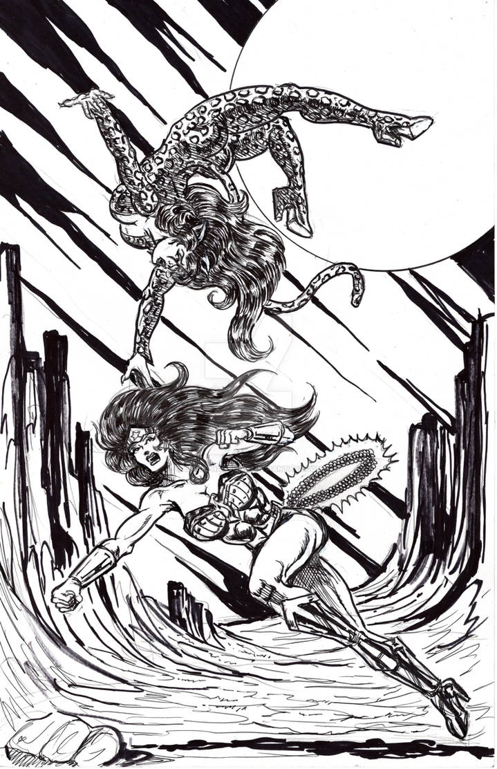 Cheetah Vs Wonder Woman 19033977 By Blackphantomx7 On Deviantart