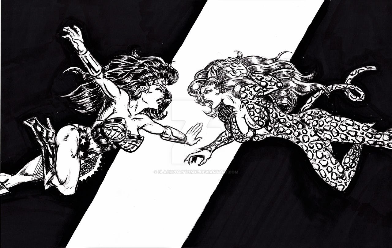 Cheetah Vs Wonder Woman 18094700 2 By Blackphantomx7 On Deviantart