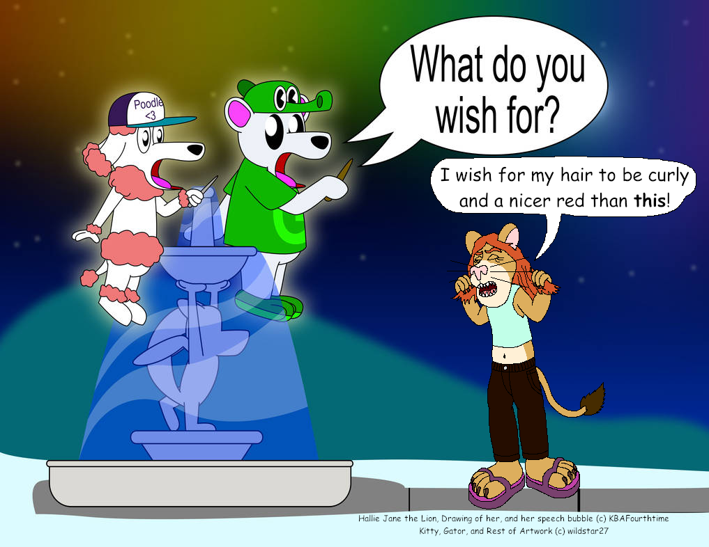Hallie Makes Wish Collab by KBAFourthtime on DeviantArt Hallie Makes Wish Collab by KBAFourthtime on DeviantArt