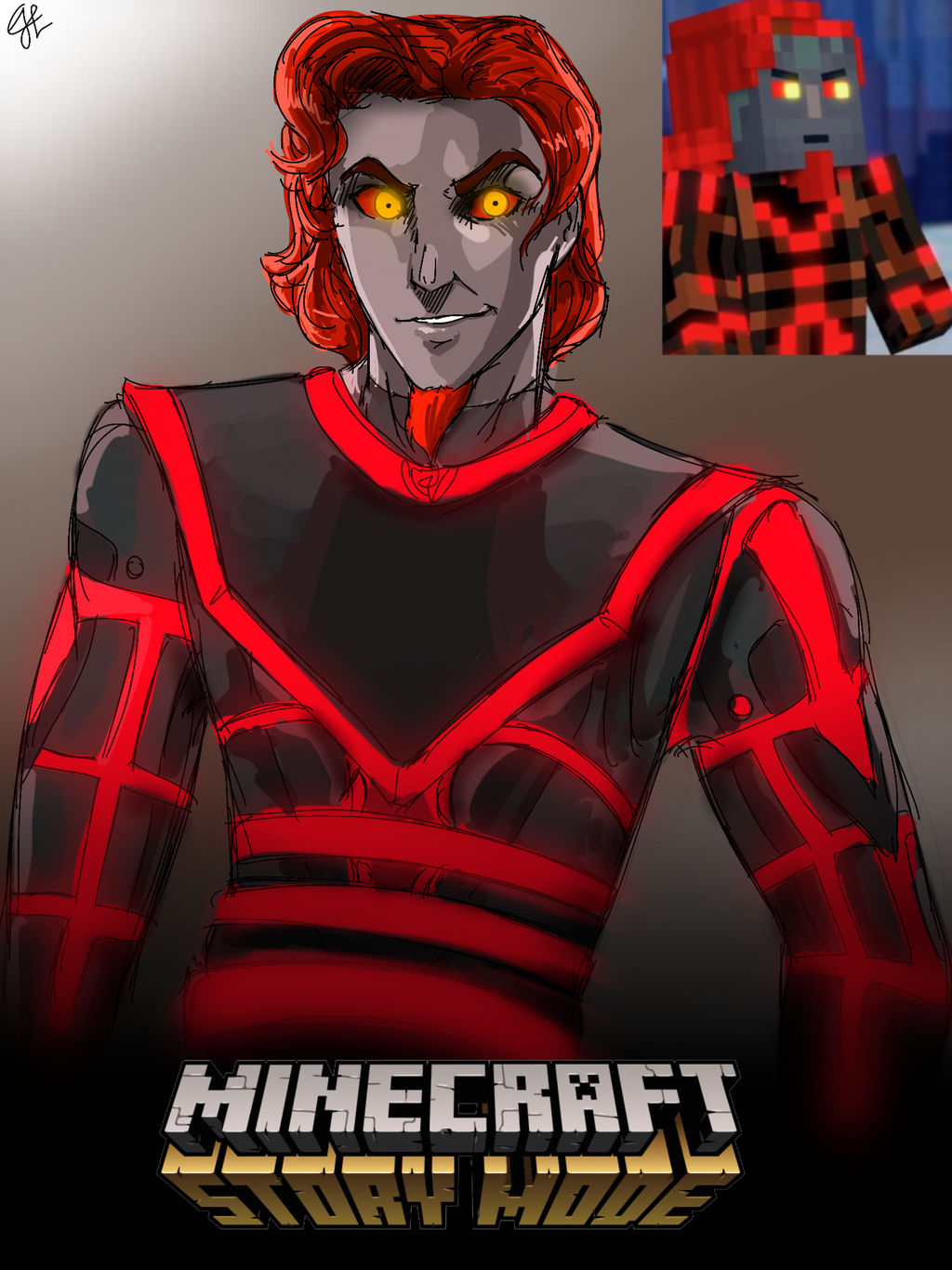 Minecraft Story Mode S2 Fanart Admin By Norvadier On Deviantart