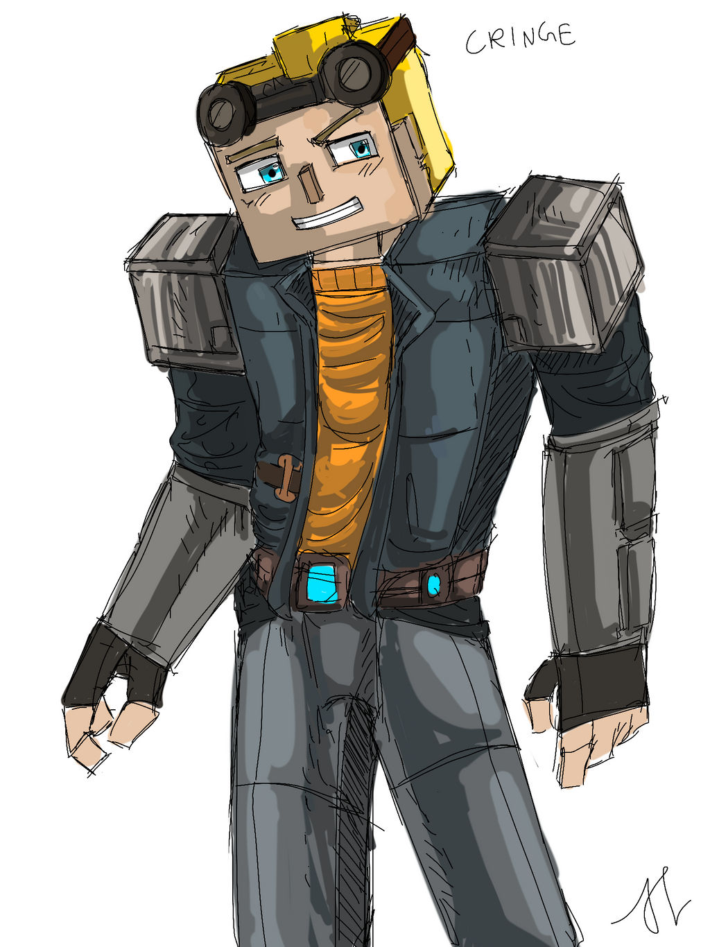 Minecraft Story Mode My Blocky Lukas By Norvadier On Deviantart