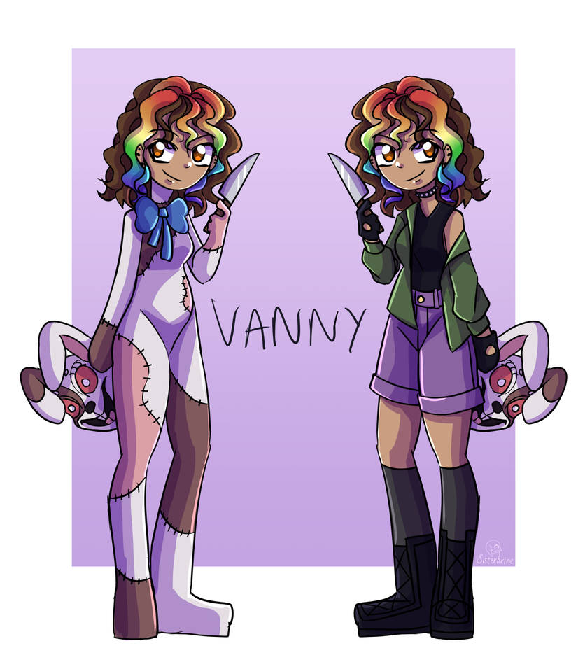 My Old Vanny Design Fnaf By Sisterbrine On Deviantart