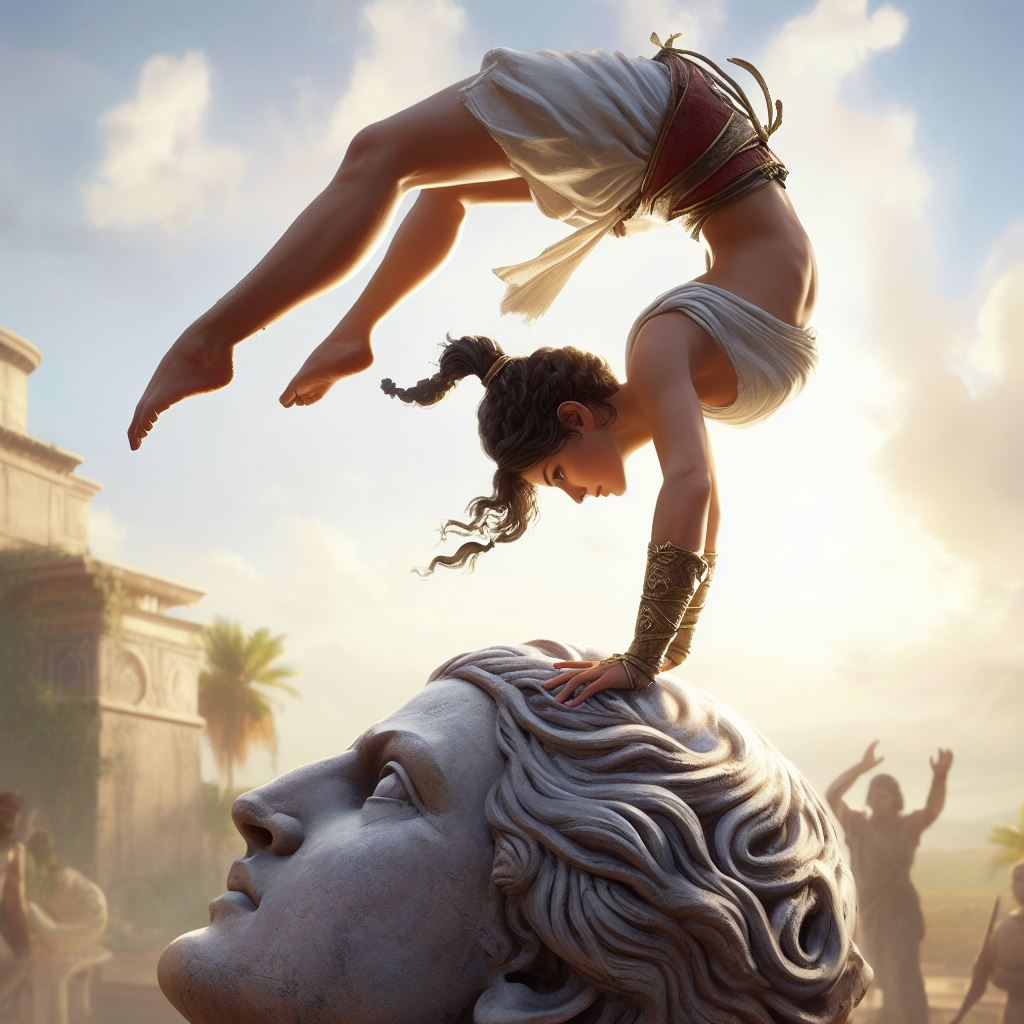 Statue Admiring Kassandras Feet By Bondburgered On Deviantart