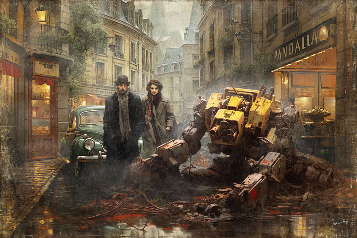 Abandoned Robot Wreckage On The Beach By Jannix77 On Deviantart